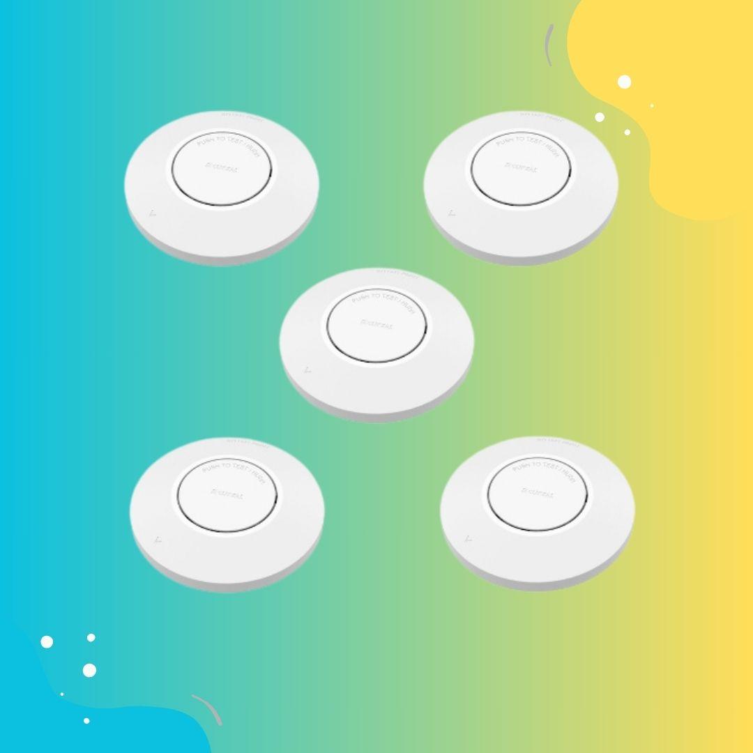 Clipsal Photoelectric Wireless Interconnected Smoke Alarm 5 Pack – The ...