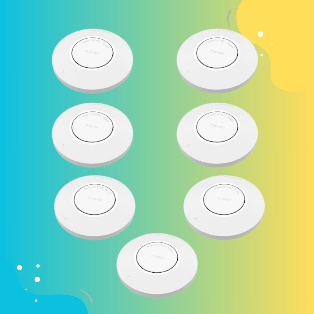 Clipsal Photoelectric Wireless Interconnected Smoke Alarm 7 Pack – The ...