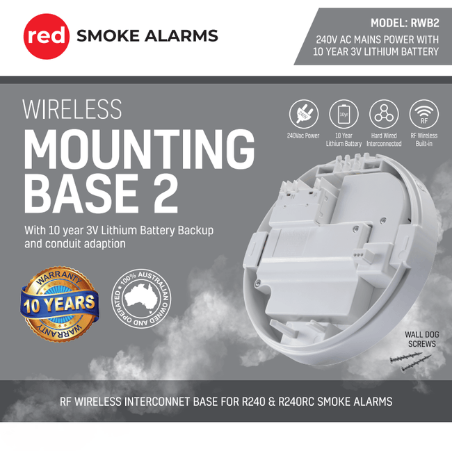 Red Smoke Alarms Photoelectric Interconnected Wireless – The Smoke ...